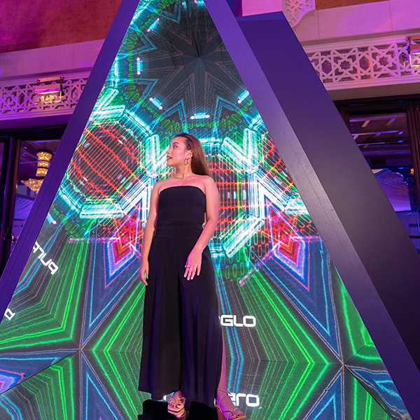 Immersive Pyramid Video Room Experience | PurpleGlo