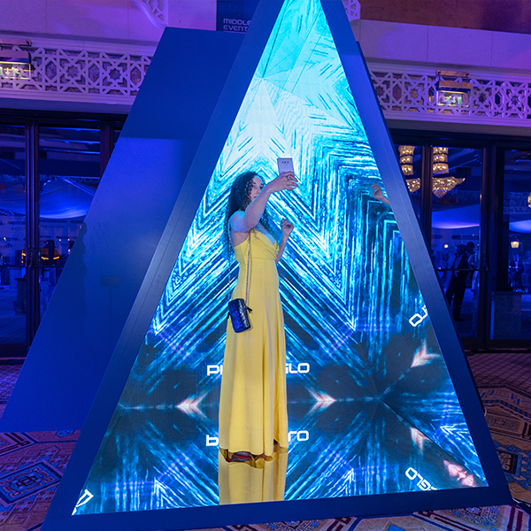 Immersive Pyramid Video Room Experience | PurpleGlo