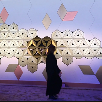 Dynamic Kinetic Wall Installations | PurpleGlo | Immersive Tech Agency ...